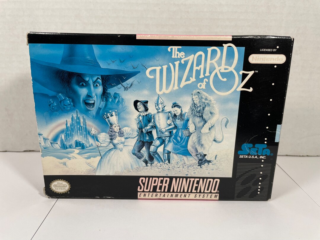 The Wizard of Oz SNES Game Original Box Super Nintendo Used - Etsy