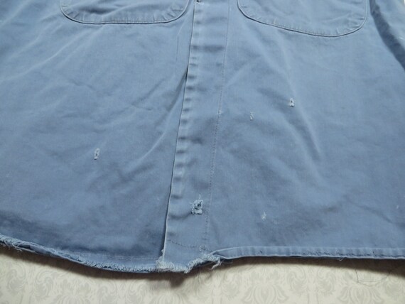 Vintage Mechanics Coat Blue Lab Distressed Work Wear … - Gem