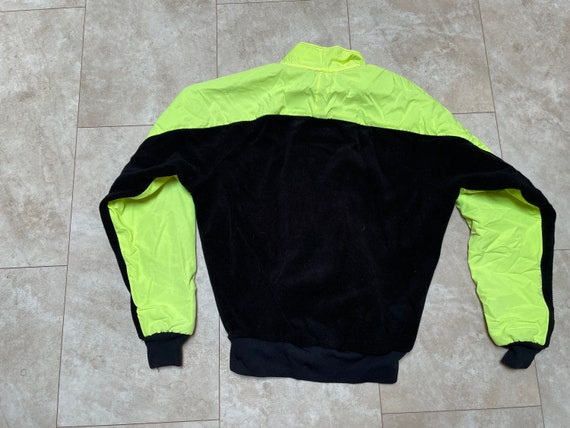 Vintage Cannondale Jacket Neon Green Purple 90’s Over… - Gem