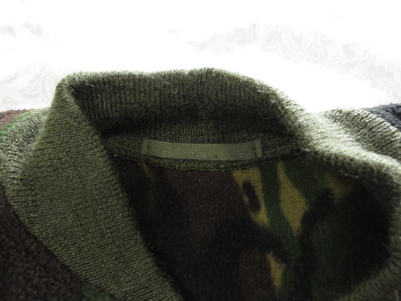 Vintage British Army Fleece Jacket Green Brown DPM Ca… - Gem