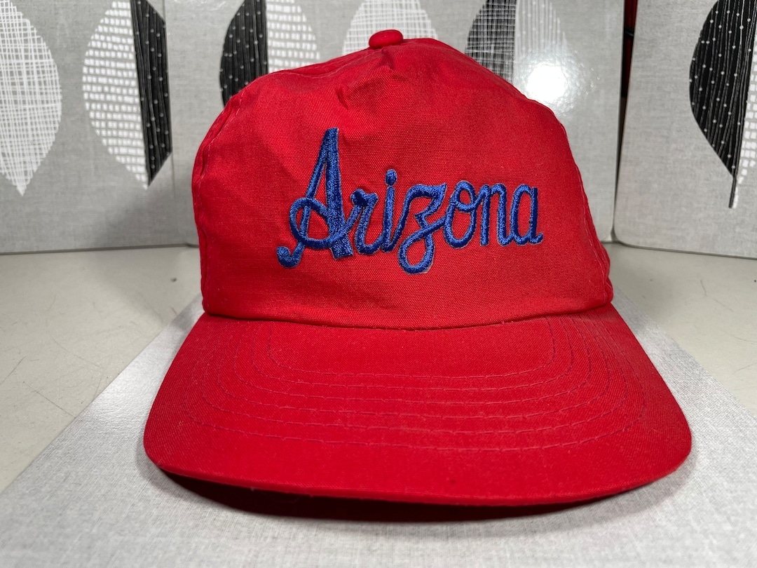 Vintage Arizona Wildcats Hat Red Blue Script Logo Snapback Cap 80’s - Etsy