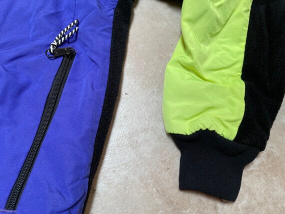 Vintage Cannondale Jacket Neon Green Purple 90’s Over… - Gem