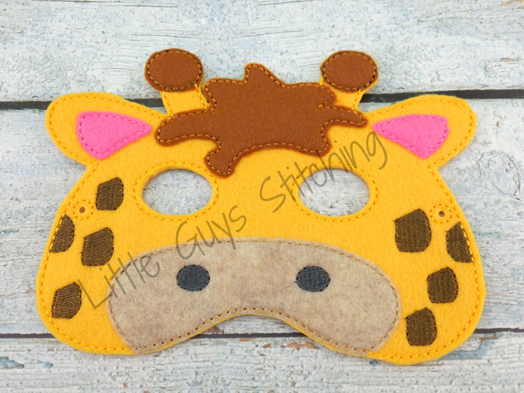 Giraffe Children's Mask, Dress Up, Theater, Pretend Play, Face Mask ...