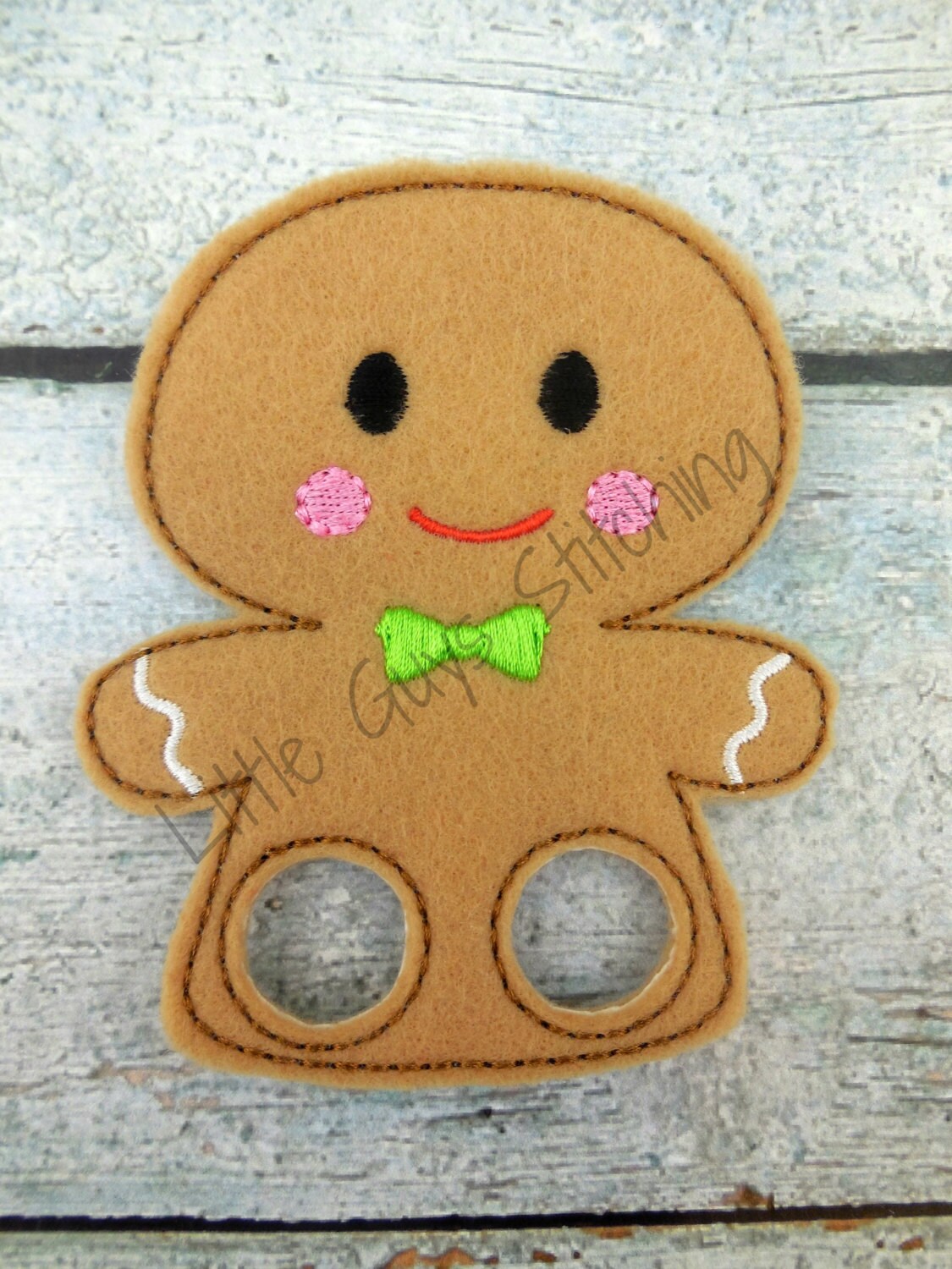 Gingerbread Boy Finger Puppet Gingerbread Man Holiday Finger - Etsy