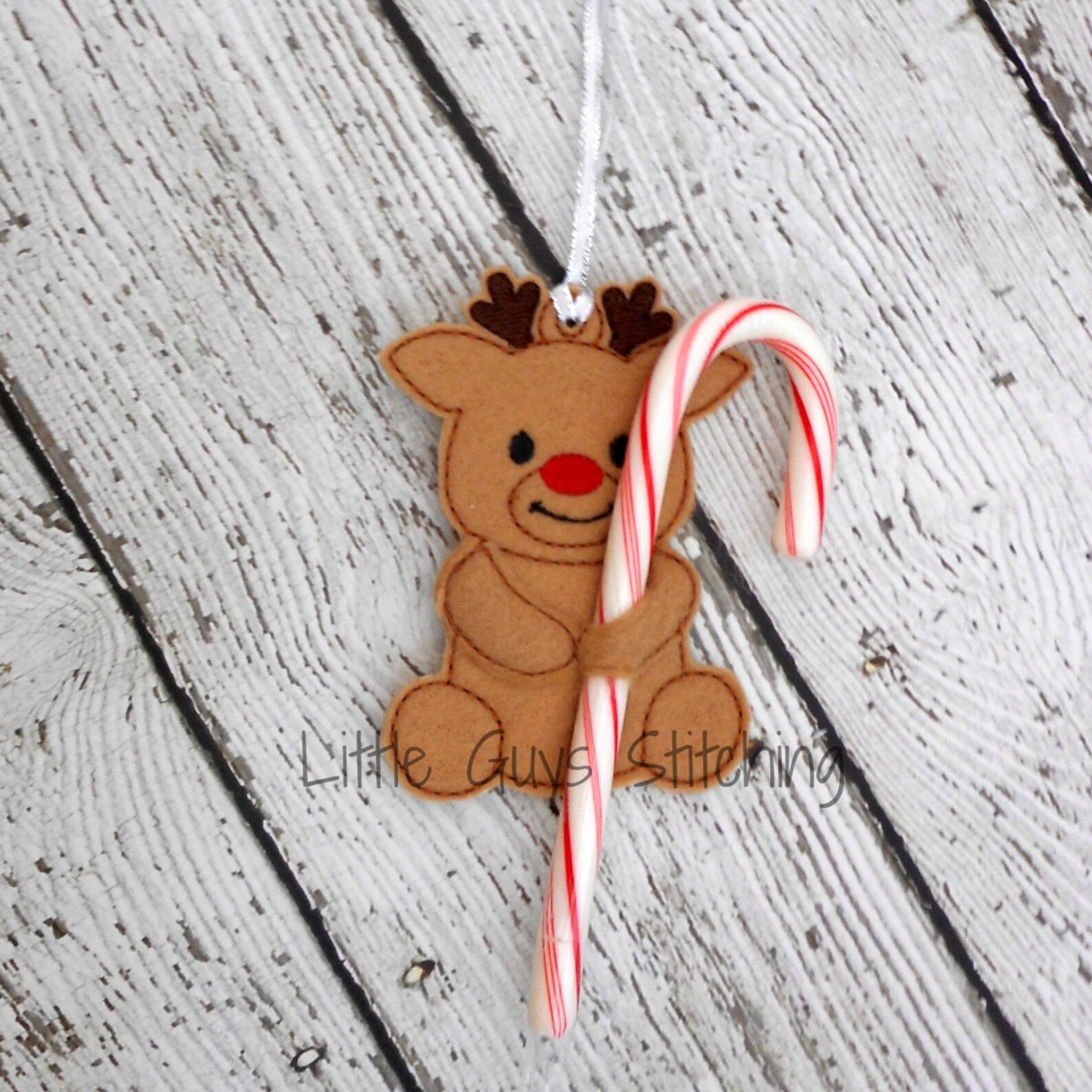 Reindeer Candycane Holder Ornament Candy Cane Holder - Etsy