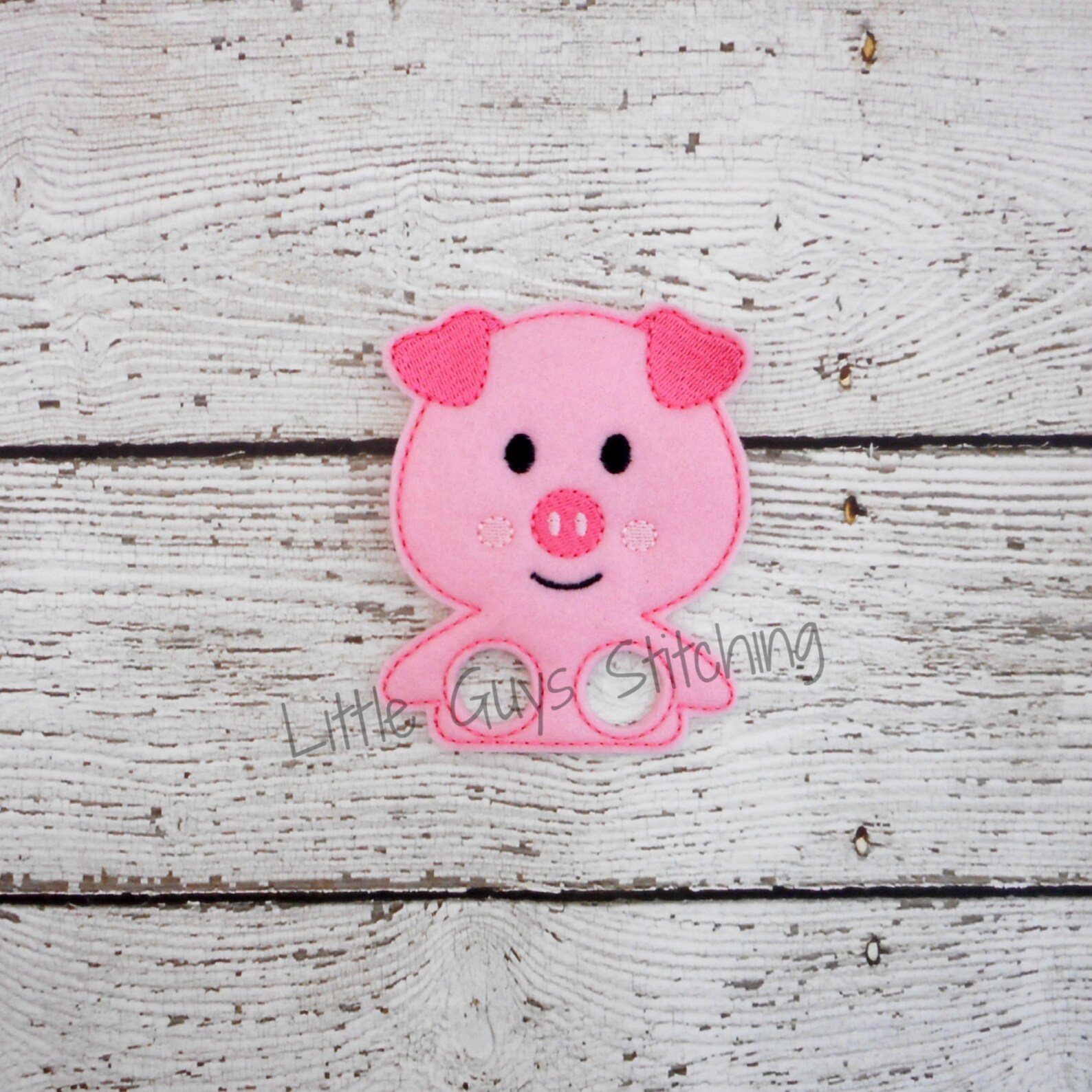 Pig Finger Puppet Farm Finger Puppets Animal Puppets Piggy Puppet ...