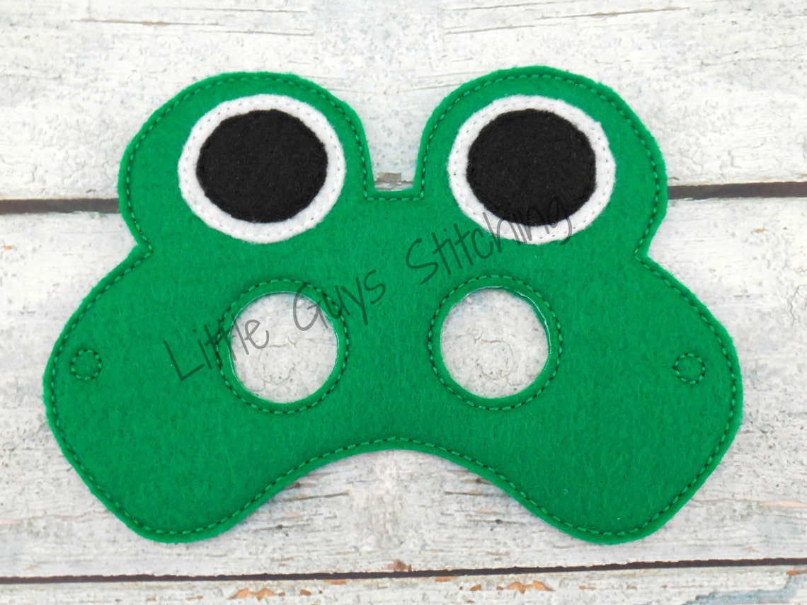 Cute Frog Children's Mask, Dress Up, Theater, Pretend Play, Face Mask ...