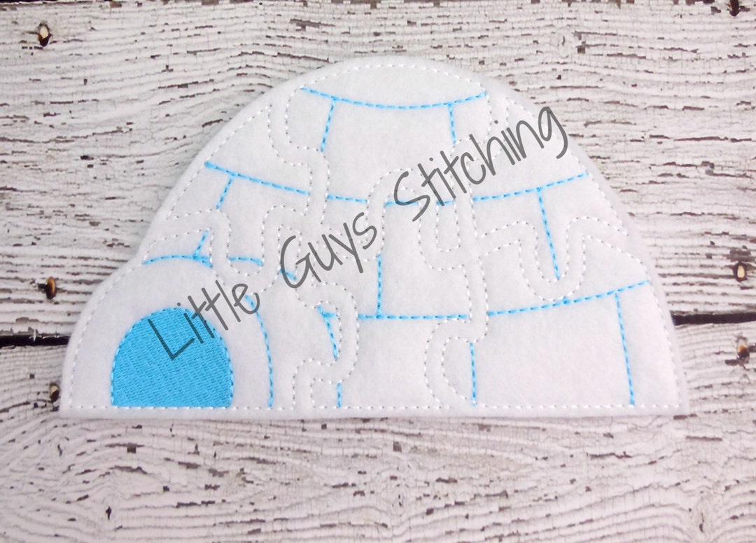 Igloo Puzzle, Igloo Felt Puzzle, Quiet Game, Montessori Learning ...