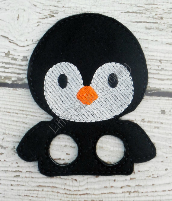 Penguin Finger Puppet Animal Puppet Imaginative play | Etsy