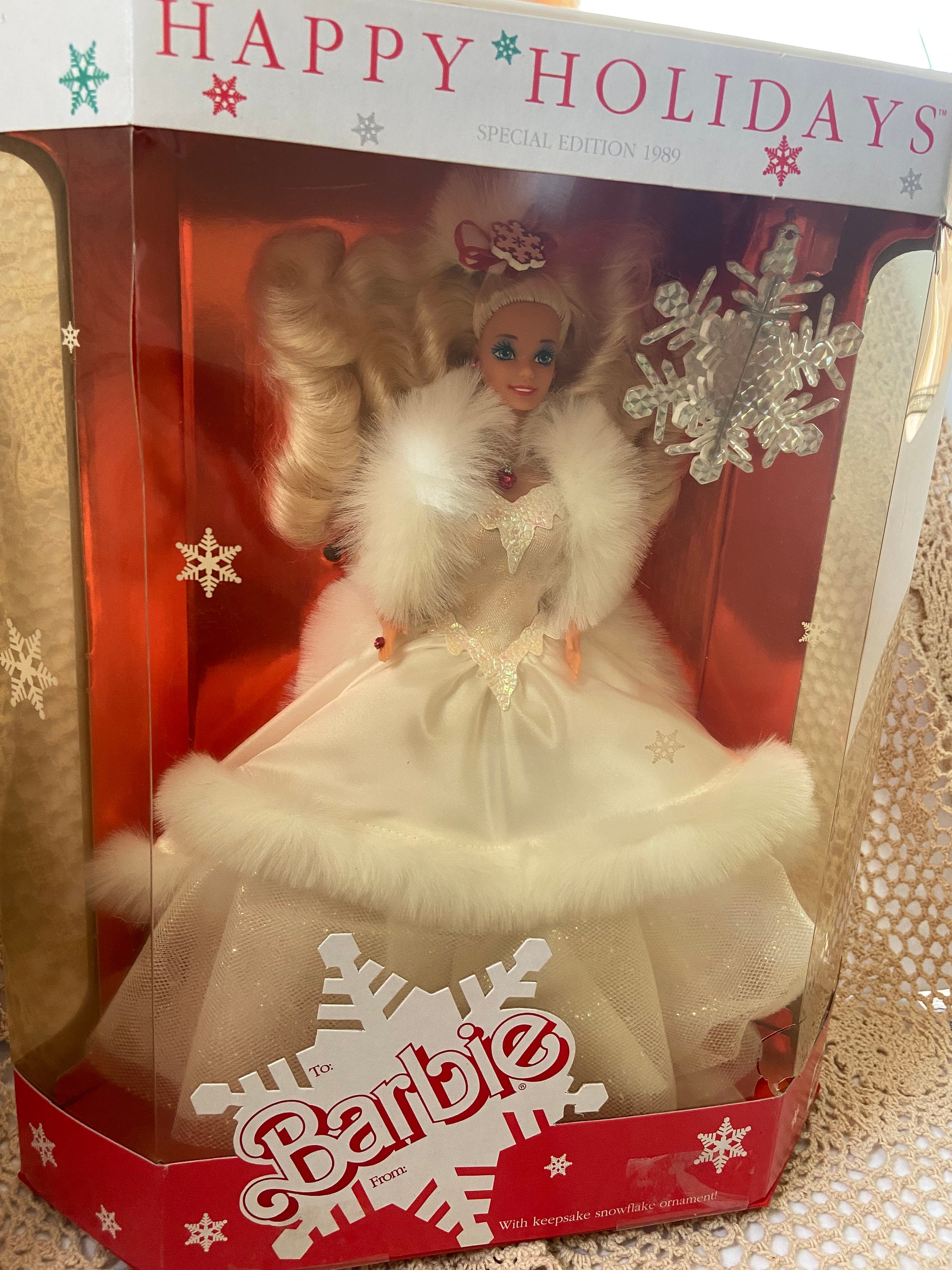 Happy Holidays Special Edition Barbie 1989 Collectible - Etsy