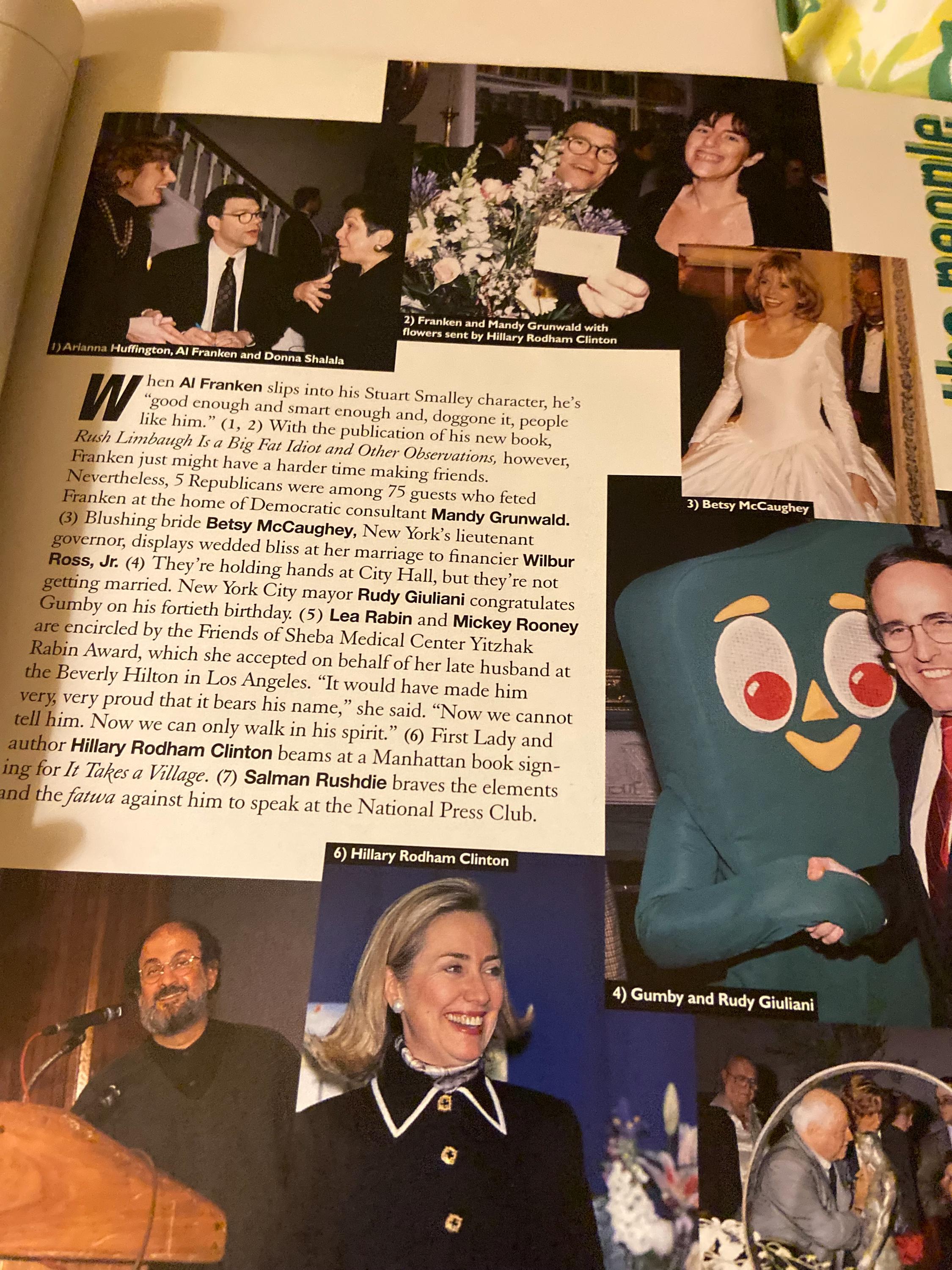 George Magazine April/may 1996 Not Just Politics as Usual Howard Stern ...