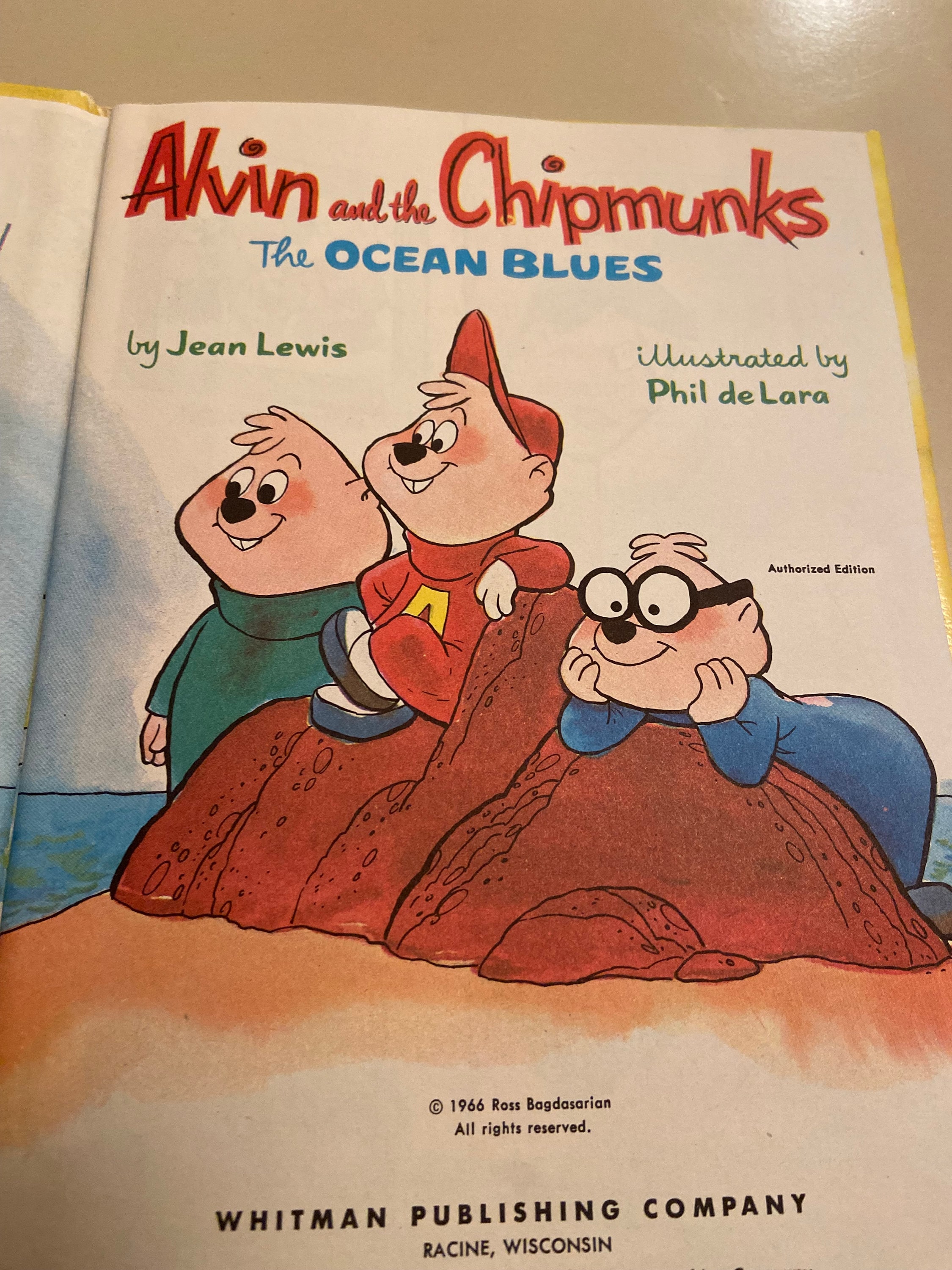 Alvin and the Chipmunks the Ocean Blues rare Copy 1966 - Etsy