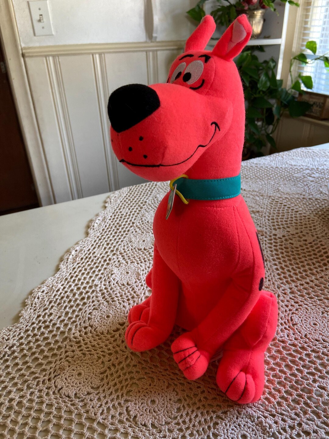 Scooby-doo Stuff Animal 12" Neon Fluorescent Orange Character Nostalgia ...