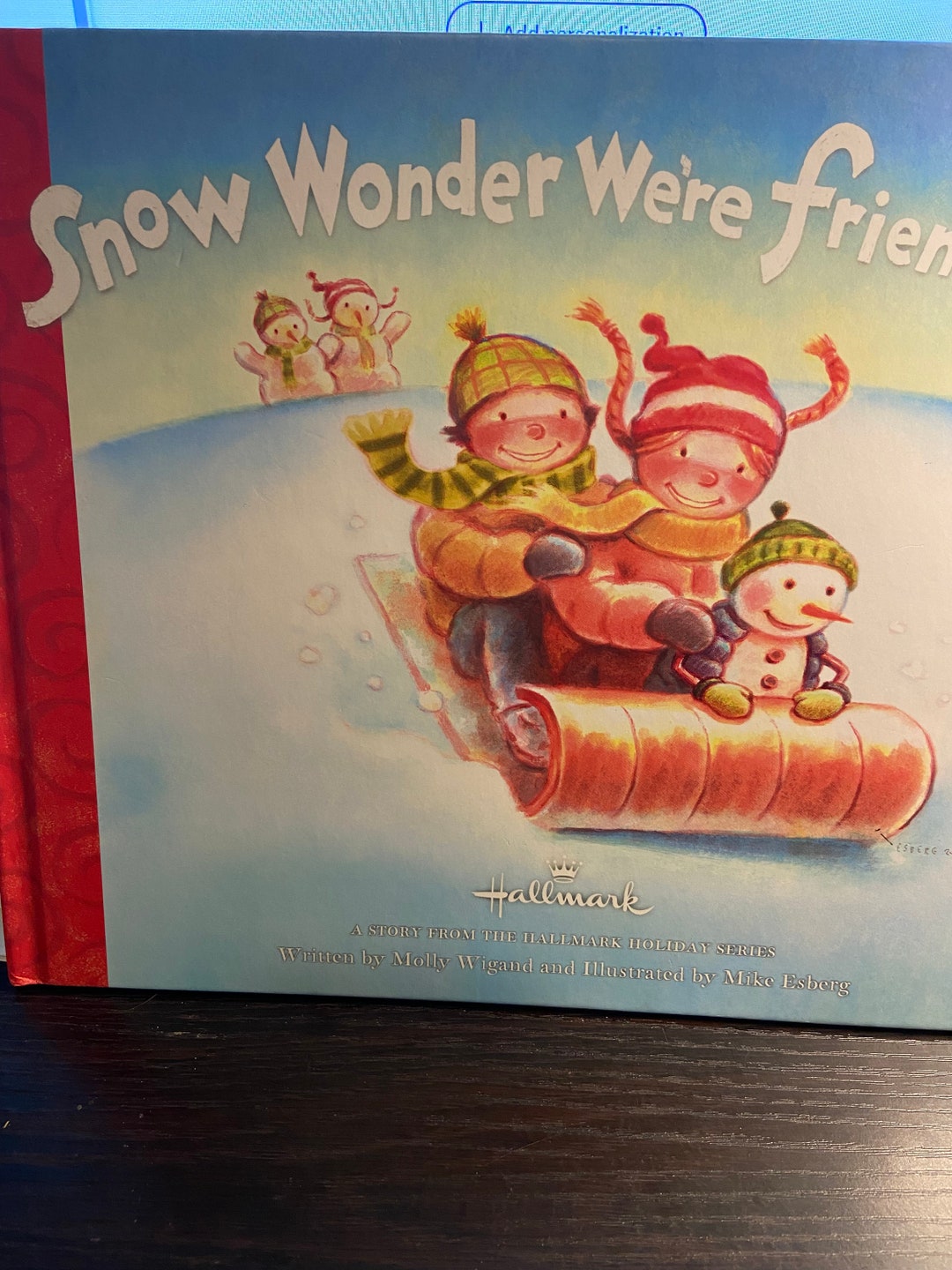 Snow Wonder We're Friends Molly Wigand Hallmark Series - Etsy