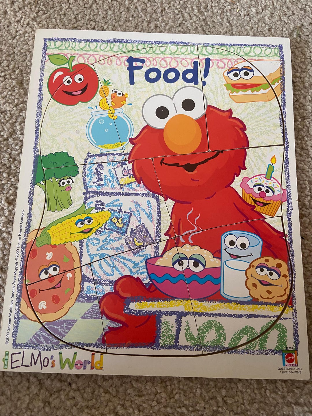 Sesame Street "set of Three" Assorted Wood Puzzles 2000s - Etsy