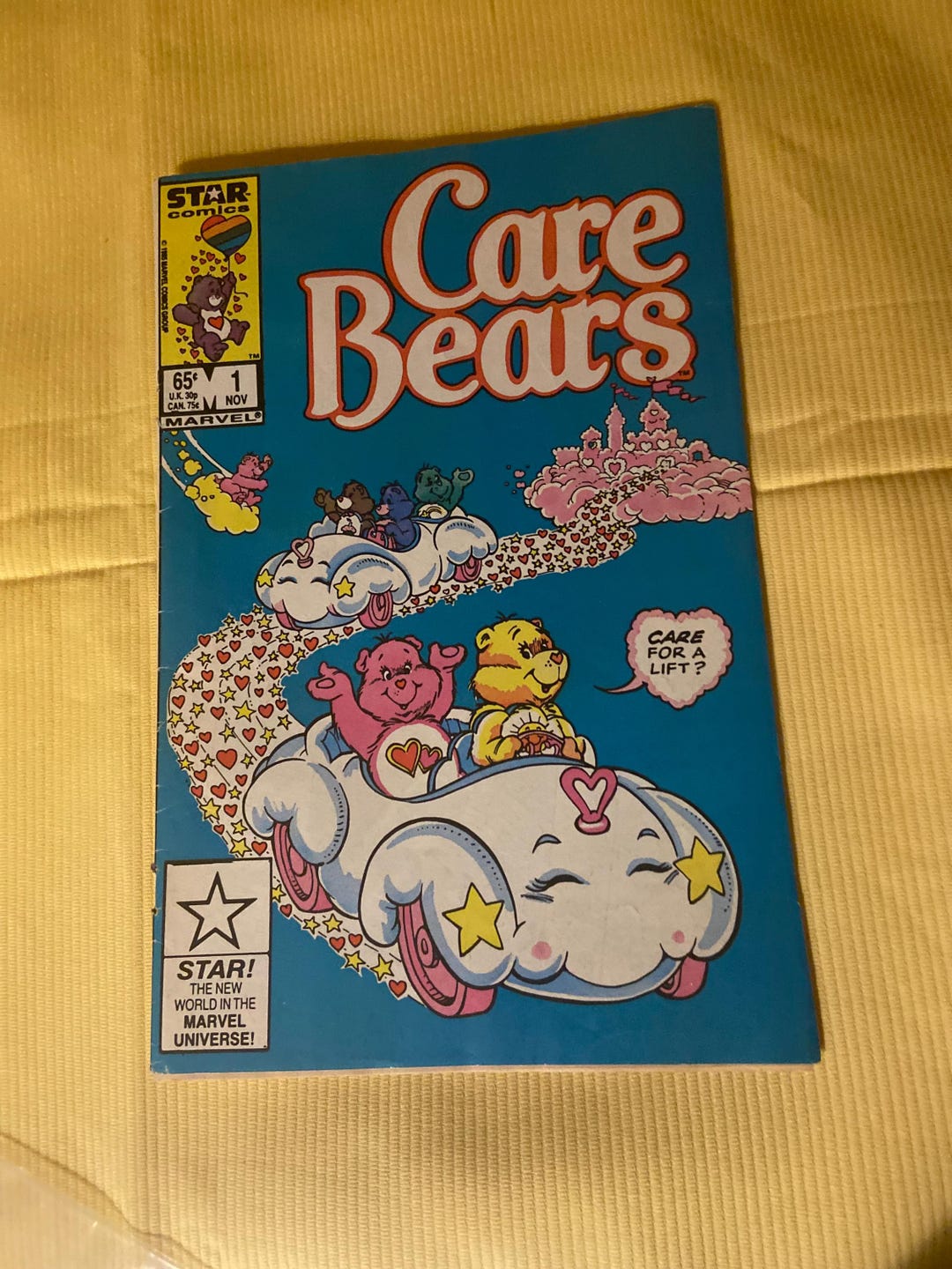 Care Bears Number 1 November 1985 Star Comics Marvel Highly Collectible ...