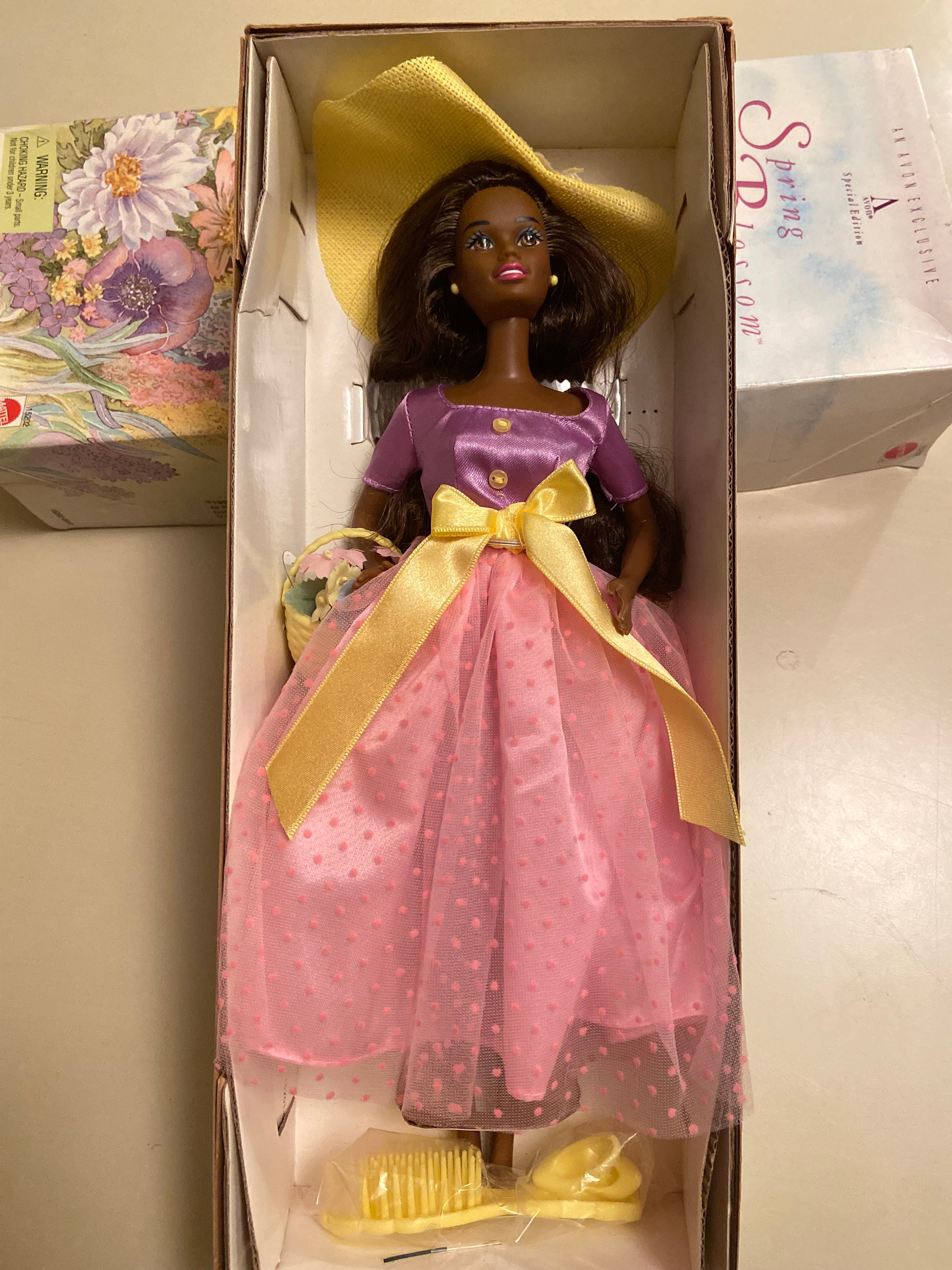 Spring Blossom Barbie avon Special Edition 1995 - Etsy