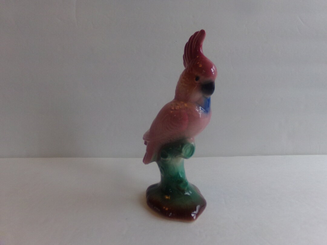 Vintage " Handmade" Ceramic Cockatoo Figurine 1960s Collectible - Etsy