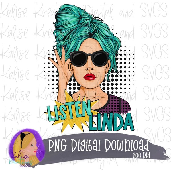 Listen Linda Svg - Etsy