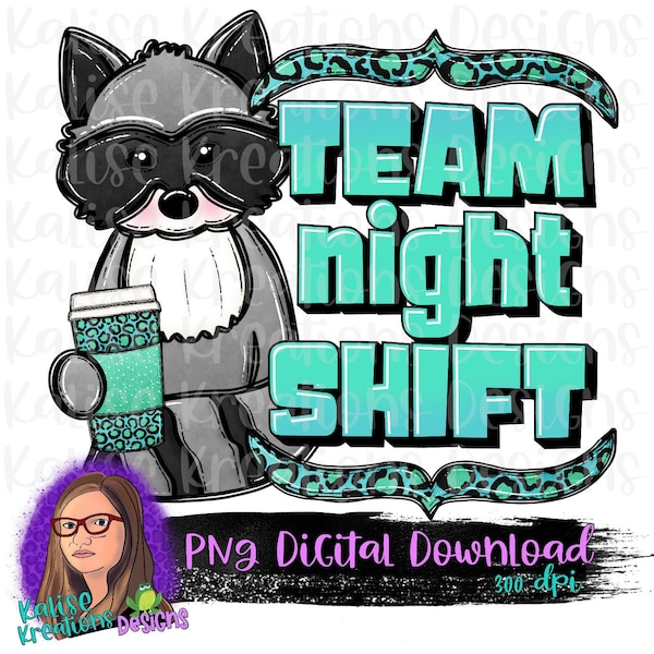 Team Night Shift Png - Etsy
