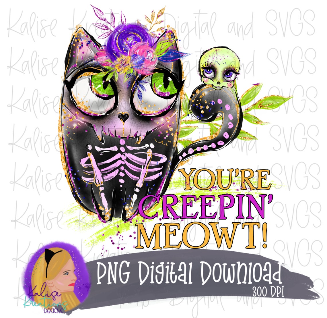 You're Creepin' Meowt PNG - Etsy