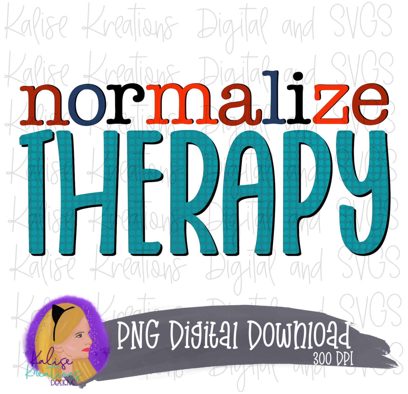 Normalize Therapy PNG | Etsy
