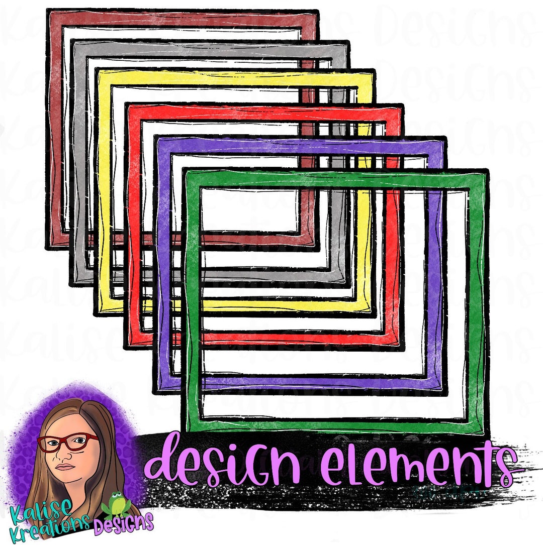 Armchair Detective Frames, From the Grave, Design Elements, Clip Art - Etsy