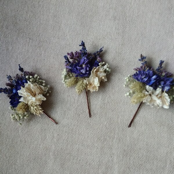 Blue Hair Flower - Etsy UK