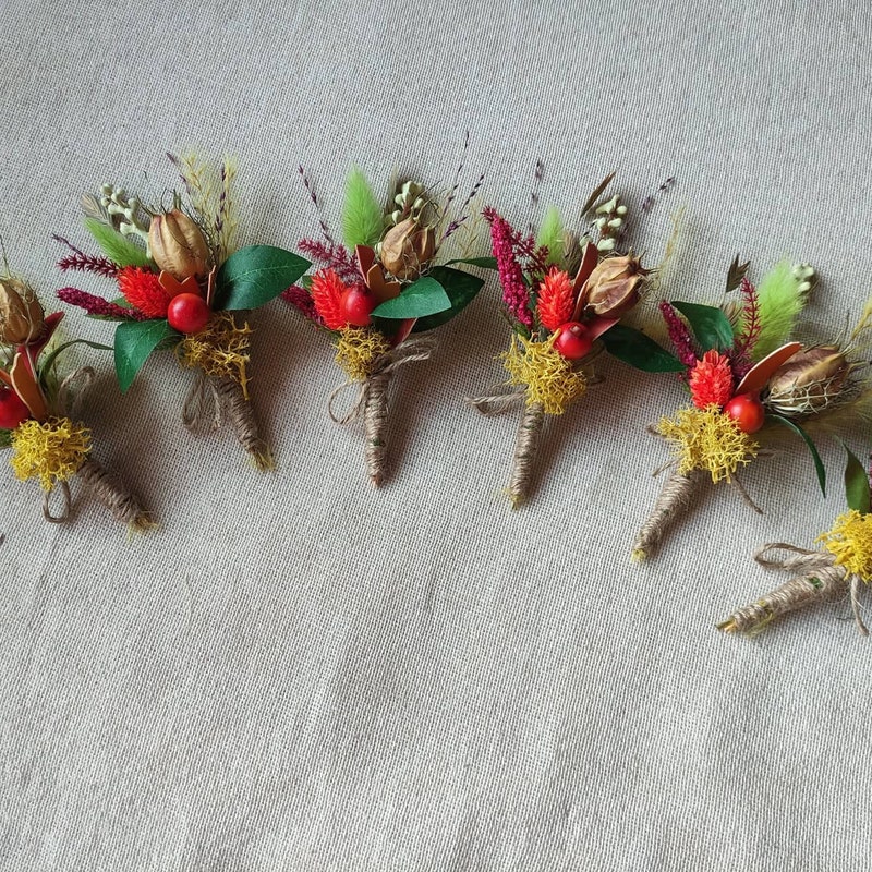 Rustic Buttonholes - Etsy UK