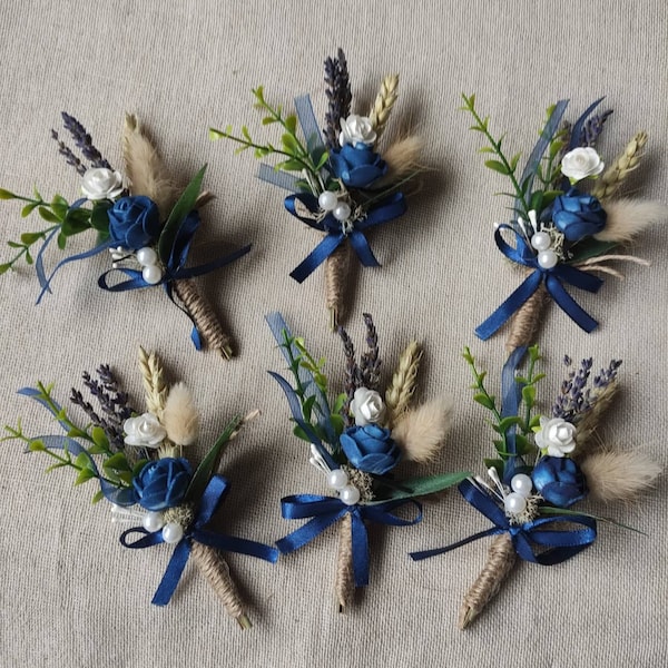 Wedding Buttonholes - Etsy UK
