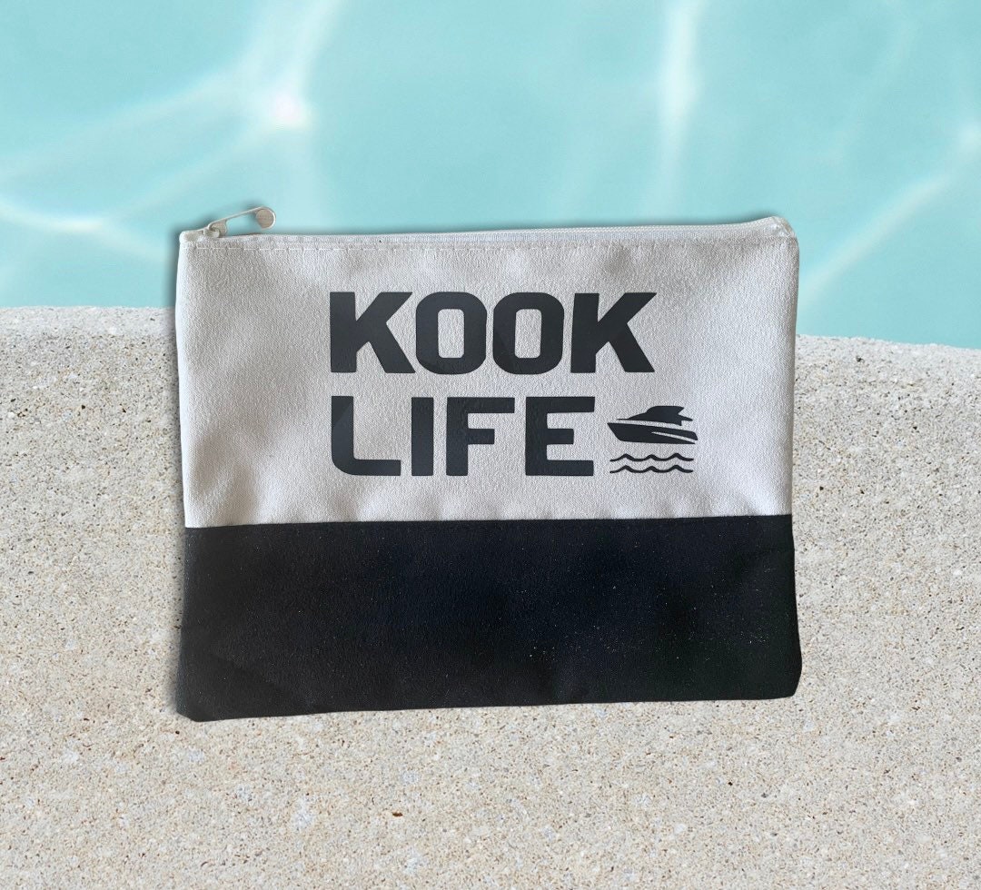Outerbanks Pogue Life or Kook Life Cosmetic Bag - Etsy