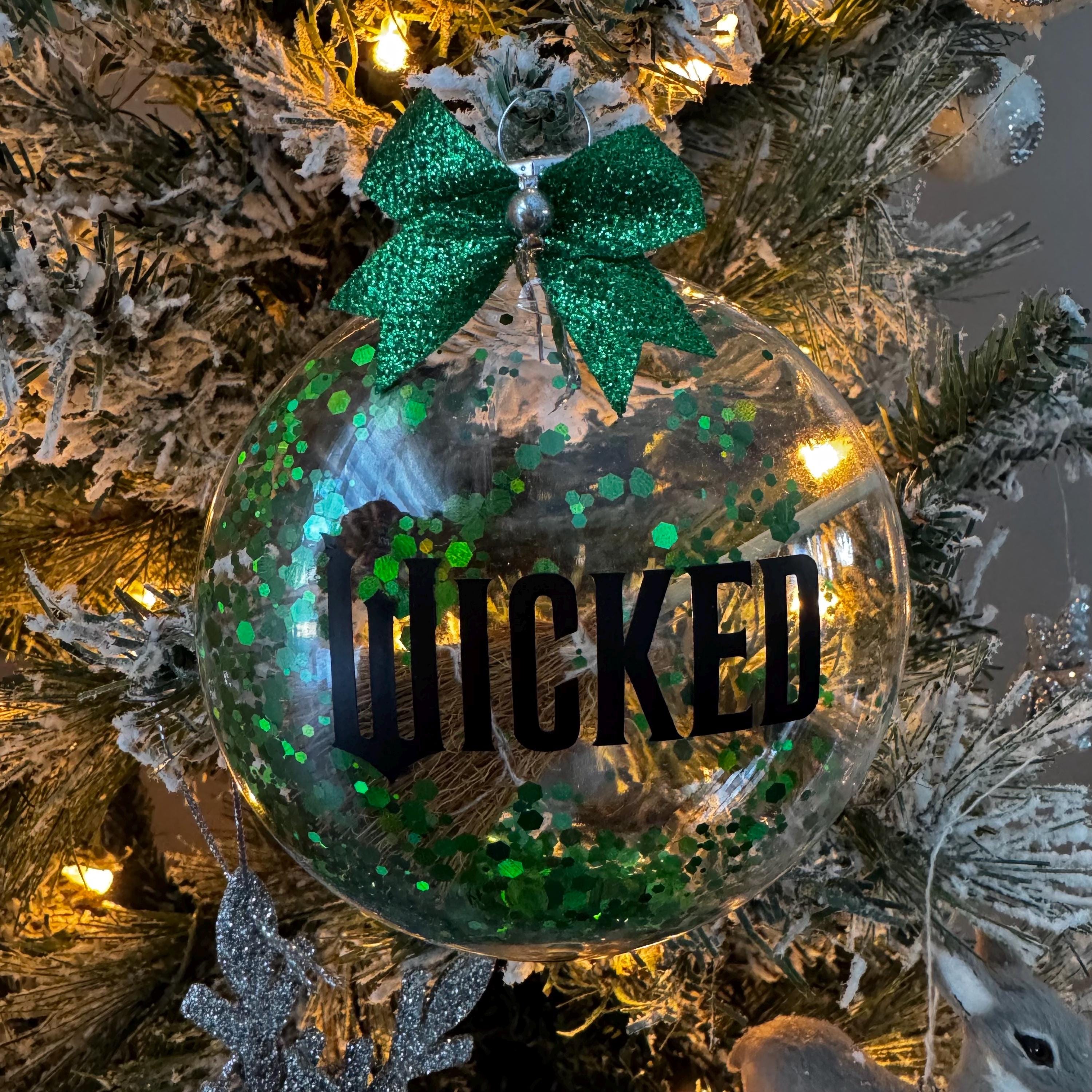 Wicked Christmas Ornament: Green “wicked” Witch Ornament With Broom ...