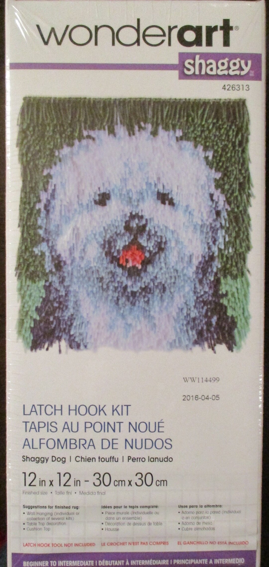 Latch Hook Rug/pillow Kit 