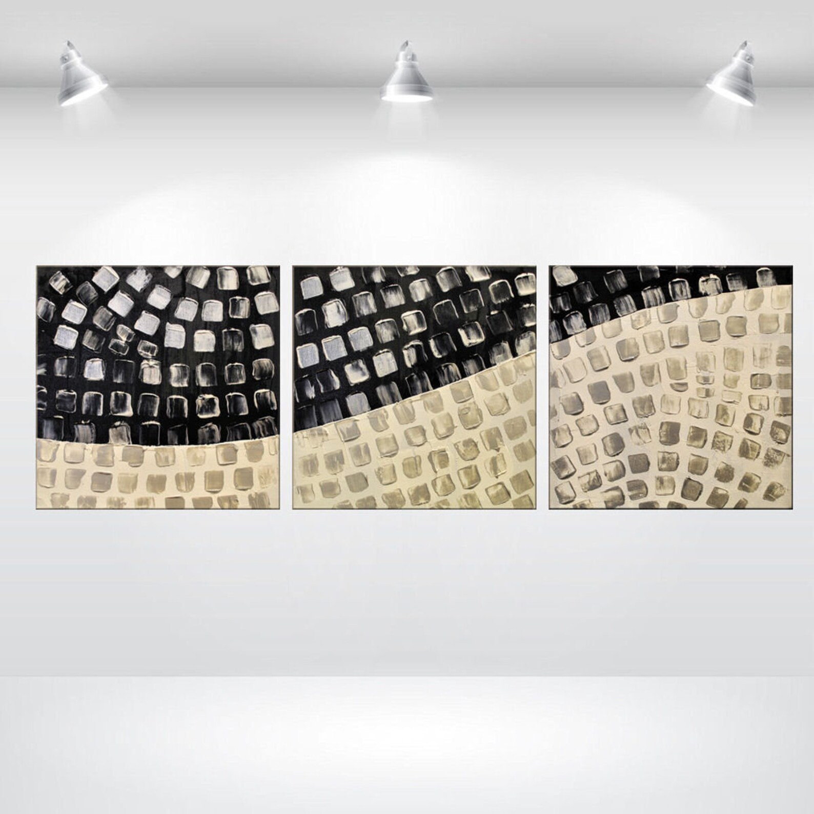 Abstract Painting on Deep Edged Canvas - Etsy