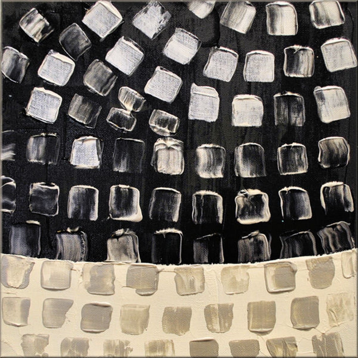 Abstract Painting on Deep Edged Canvas - Etsy