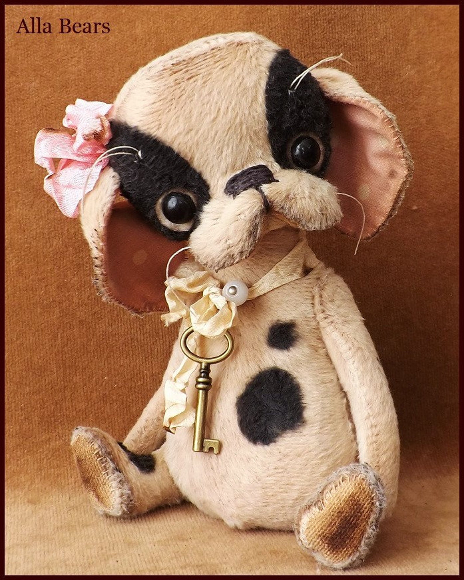 Alla Bears Original Artist Ooak Puppy Dog Boston Terrier - Etsy UK