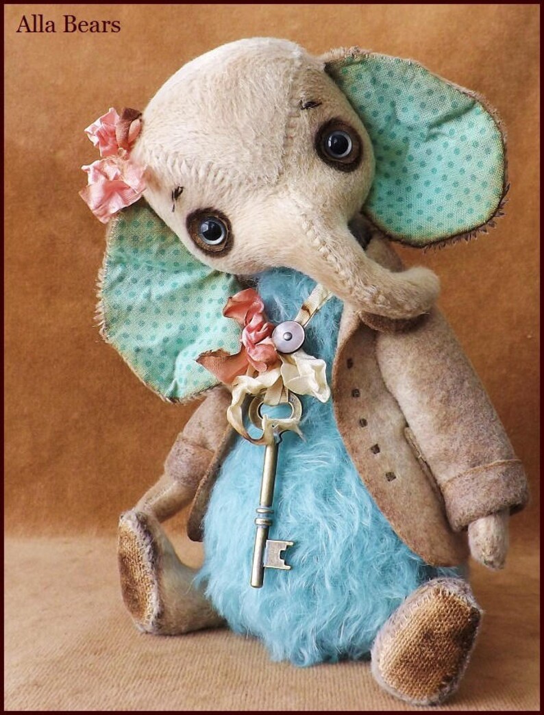 READY to SHIP 9 Alla Bears Original Artist Mint Rose Winter Wonderland ...