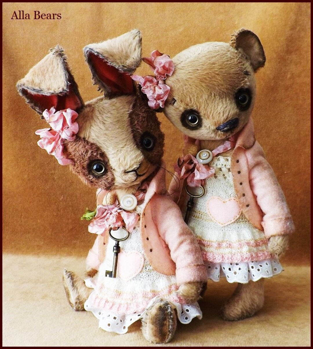 By Alla Bears Teddy Bear Original Artist Doll Vintage Antique Baby ...