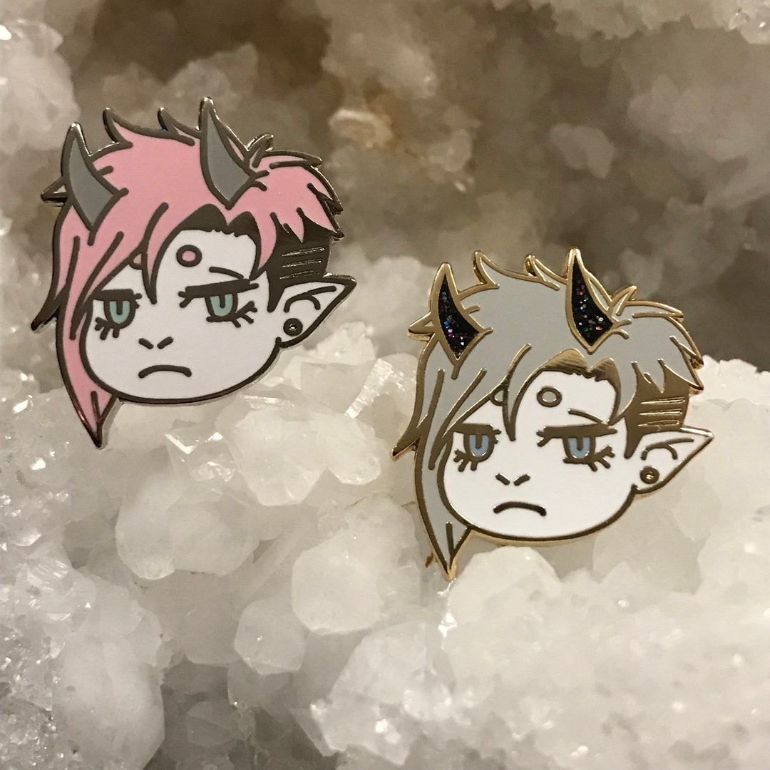 Oni Boy Umeji - Tiny 1" Hard Enamel Lapel Pin - Yokai, Oni, Monster - Etsy