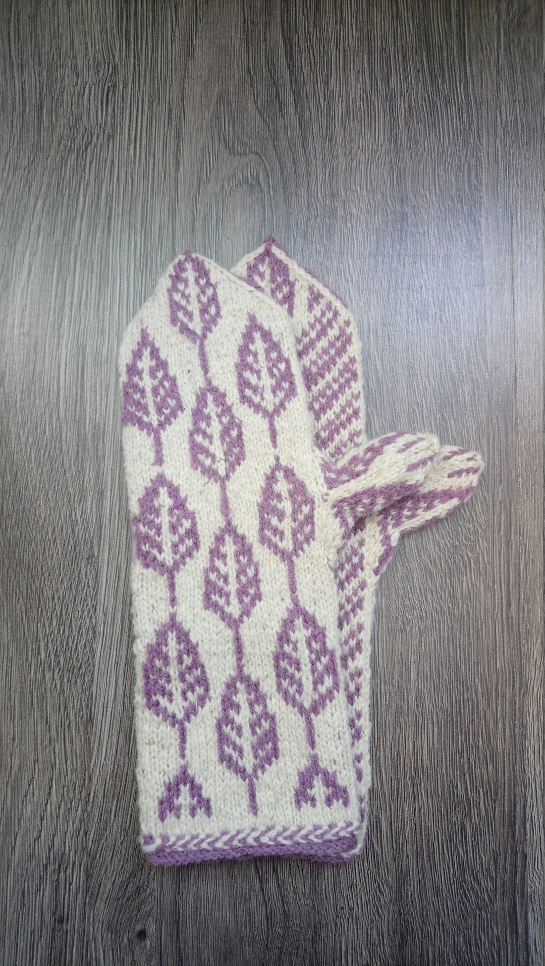 Leaf Mittens - Etsy
