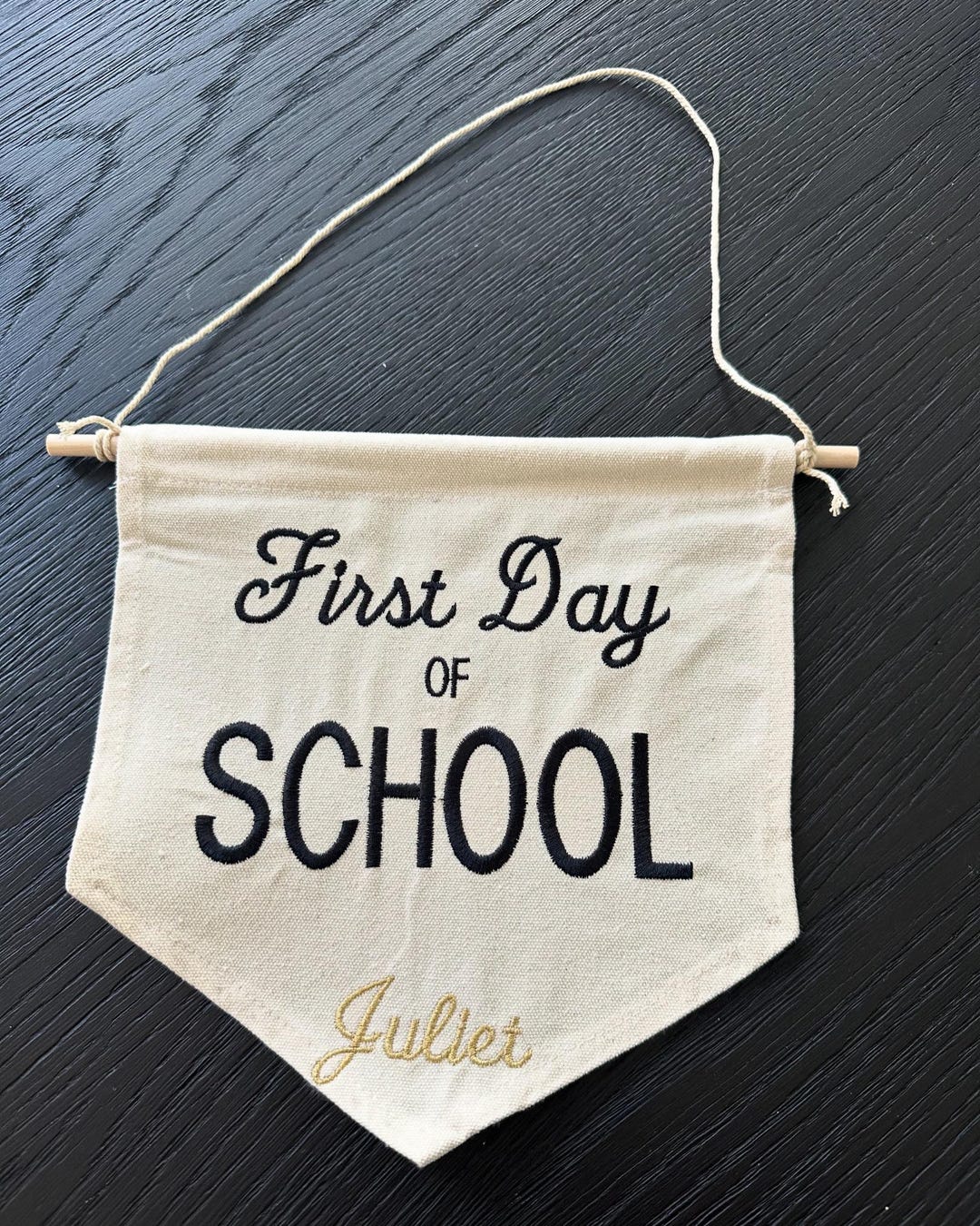 First Day of School Banner/ Flag Personalized - Etsy