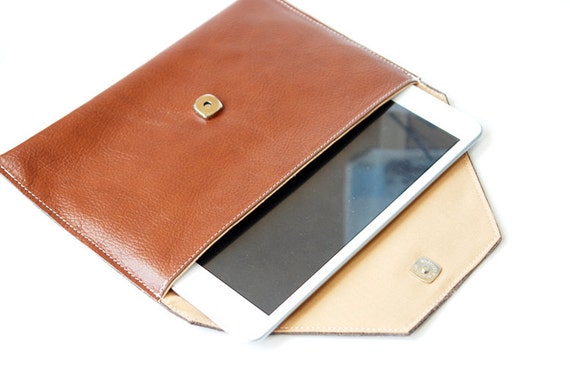 Items similar to Brown iPad mini sleeve , Ipad mini leather case ...