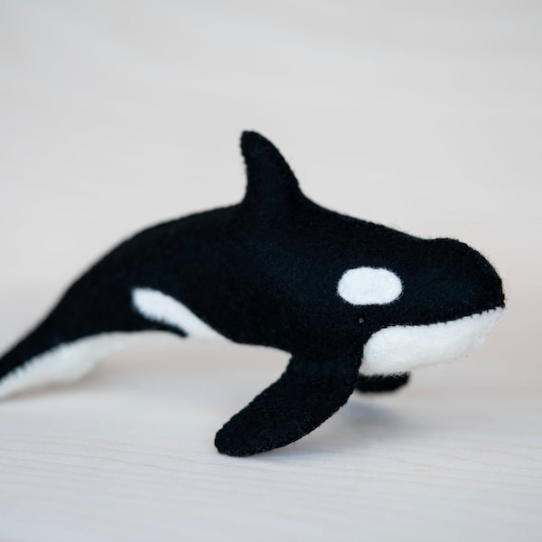 Felt Orca - Etsy