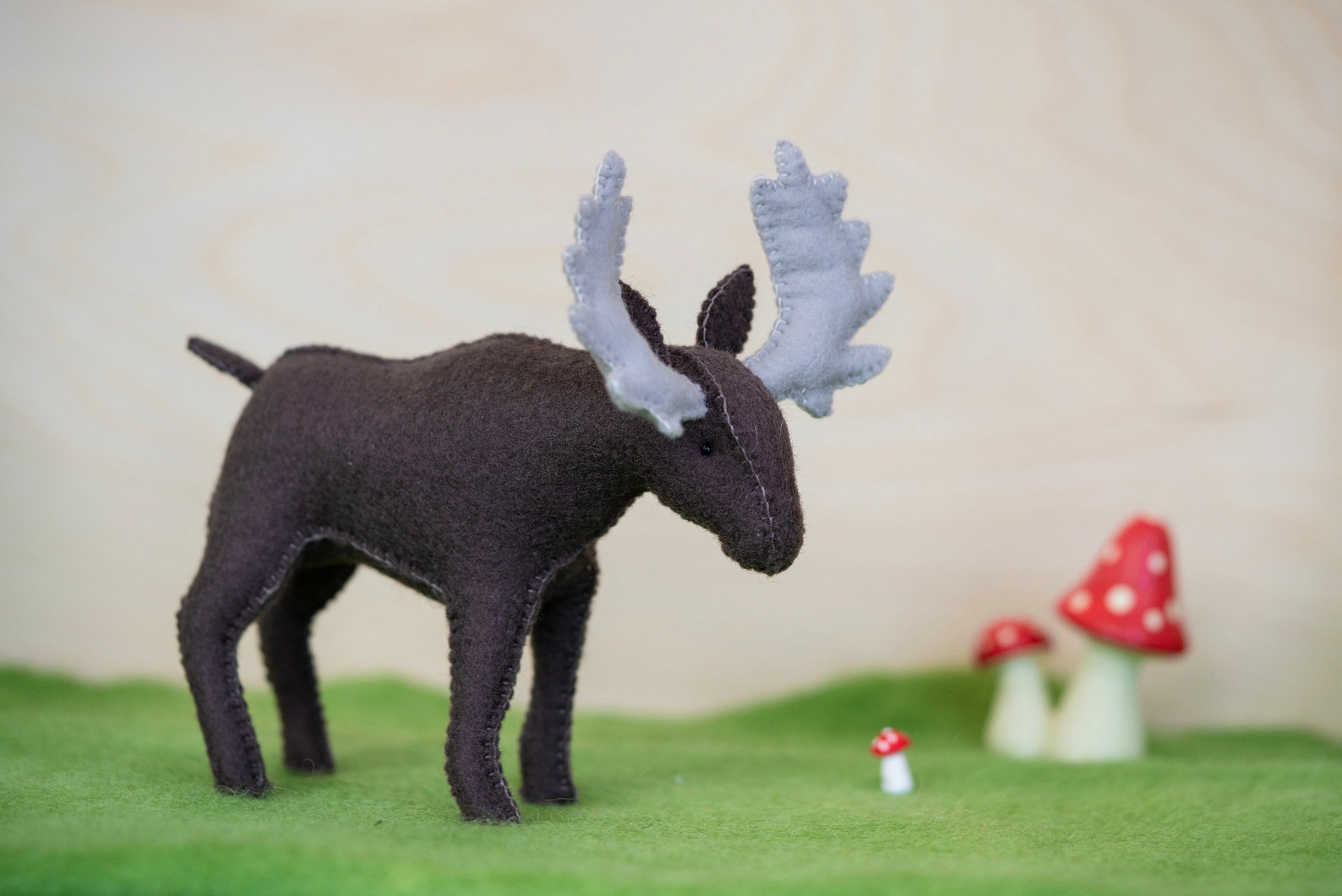 Felt Moose Felt Animal Sewing Pattern PDF Pattern - Etsy