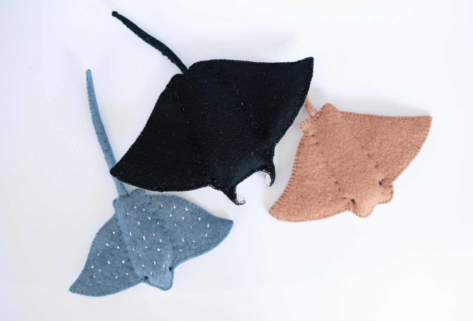 Felt Ocean Sting Rays Sewing Pattern Manta Ray, Cow Nose Ray & Eagle ...