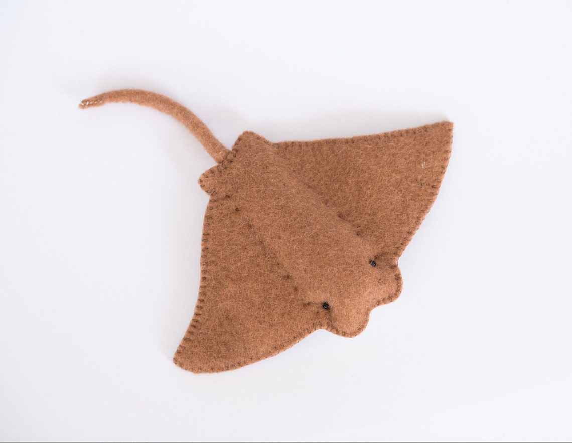 Felt Ocean Sting Rays Sewing Pattern Manta Ray, Cow Nose Ray & Eagle ...