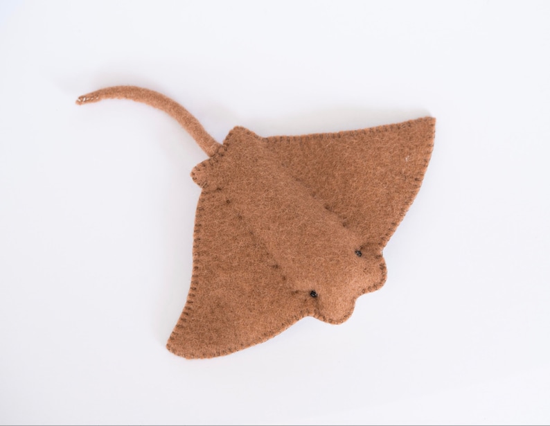 Felt Ocean Sting Rays Sewing Pattern Manta Ray, Cow Nose Ray & Eagle ...