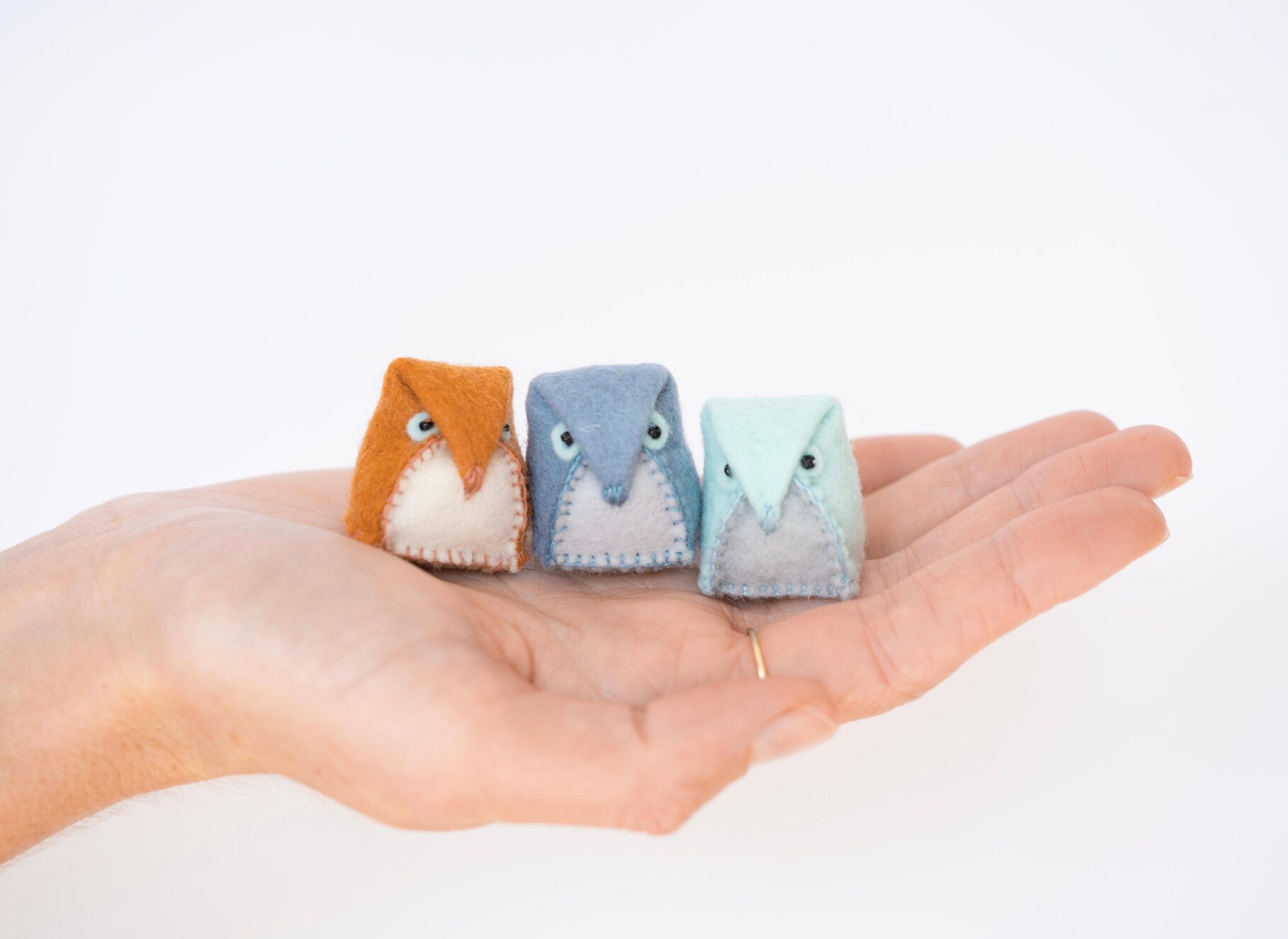 Miniature Felt Origami Owl Sewing Pattern PDF - Etsy