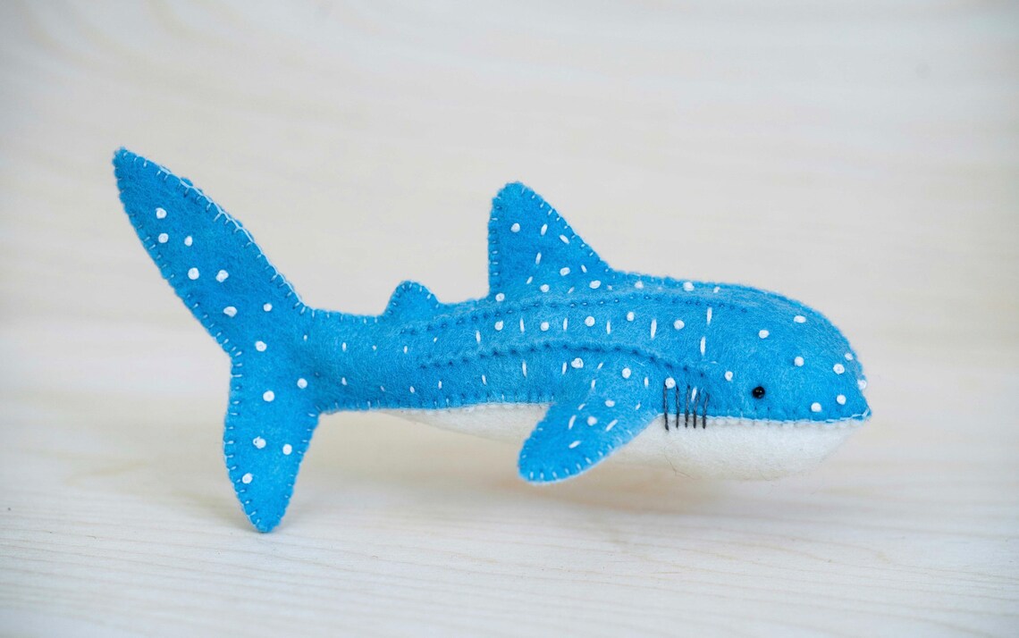 Felt Shark Sewing Pattern Pdfs Bundle - 4x Sewing Patterns for Reef ...