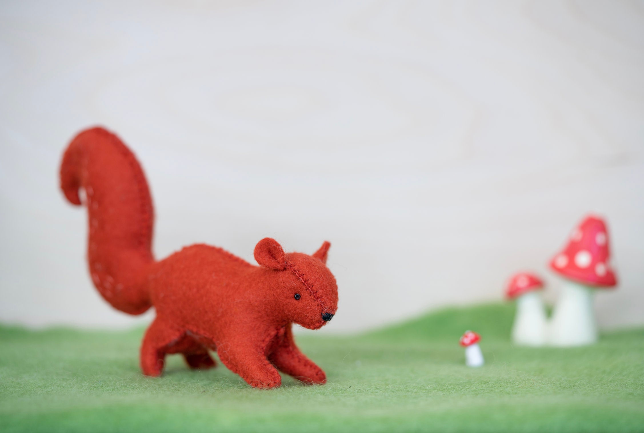 Felt Squirrel Sewing Pattern Felt Animal Sewing Pattern - Etsy